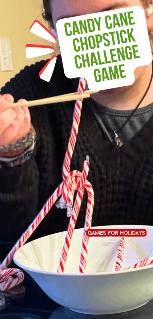Fun Christmas Dollar Bill Game With Candy Canes