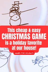 Funny Christmas Draw A Snowman Game Uses Almost No Supplies & Gives Big ...